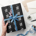 black lives matter blm ribbon protest power fist wrapping paper | Zazzle