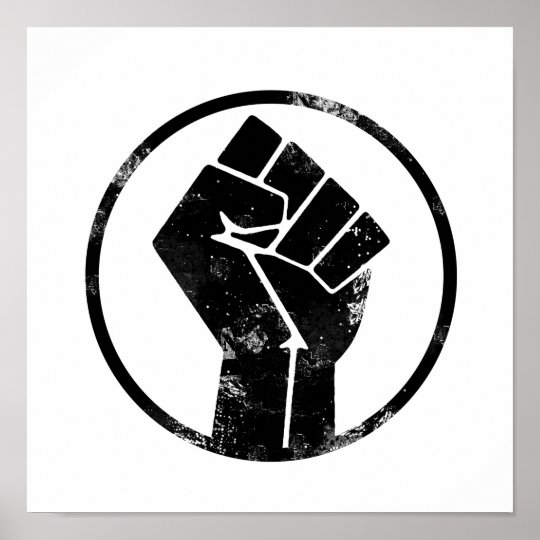Black Lives Matter FIST 2 #BLM Poster | Zazzle.com