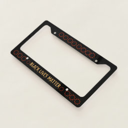 Black Lives Matter License Plate Frame | Zazzle
