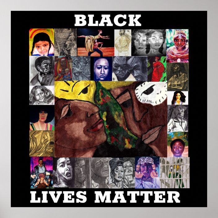 BLACK LIVES MATTER poster | Zazzle.com
