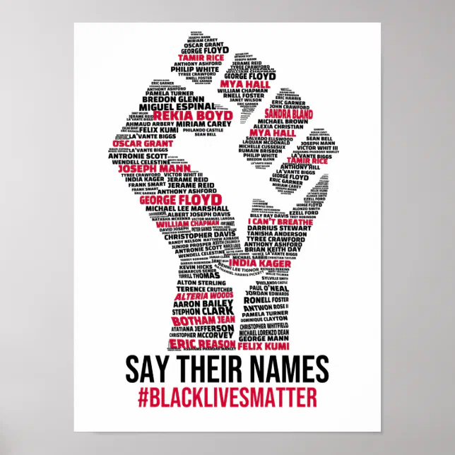 black lives matter posters | Zazzle