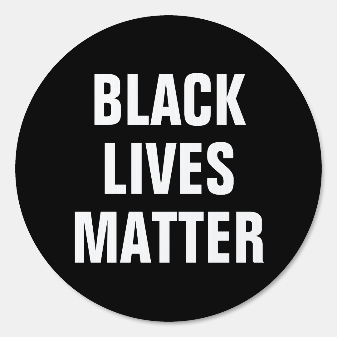 Black Lives Matter Round Yard Sign | Zazzle