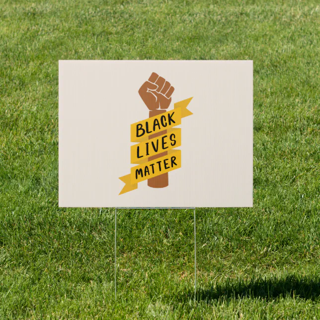 Black Lives Matter Sign | Zazzle