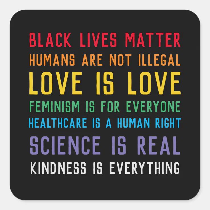 Black Lives Matter sticker | Zazzle