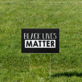 Black Lives Matter Yard Sign | Zazzle