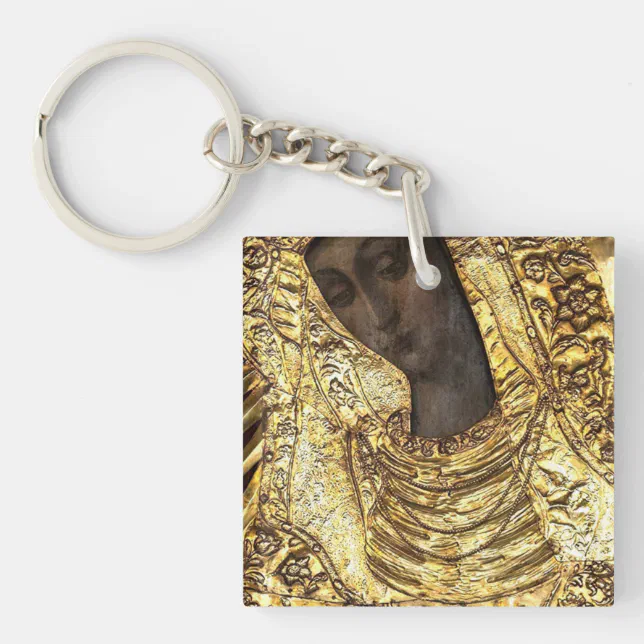 Black Madonna Poland Our Lady of Grace Of The Gate Keychain | Zazzle
