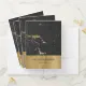 Black Marble Gold Glitter Pocket Folder | Zazzle
