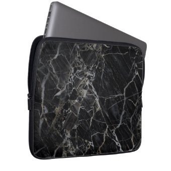 Black Marble Laptop Case | Zazzle