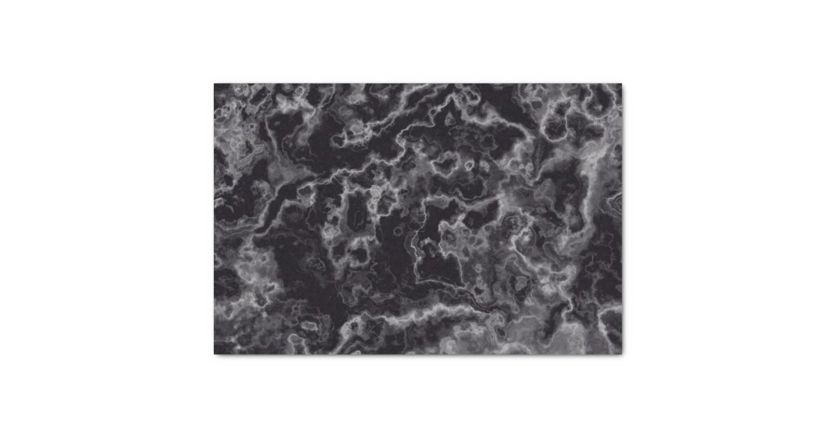 Black Marble Tissue Paper | Zazzle