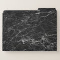 Black Marble & White Marble Modern Simple Elegant File Folder | Zazzle