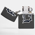 Black Michigan Detroit "D" with Upper Peninsula Zippo Lighter | Zazzle