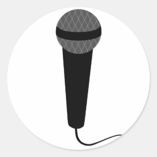 Microphone Stickers | Zazzle
