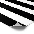 Black Modern Stripes Poster | Zazzle