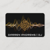 Black | Music QR Code Soundwave Business Card | Zazzle