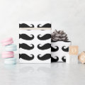 Black mustache wrapping paper | Zazzle