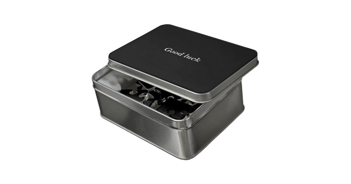 Black nearly Impossible Puzzle | Zazzle