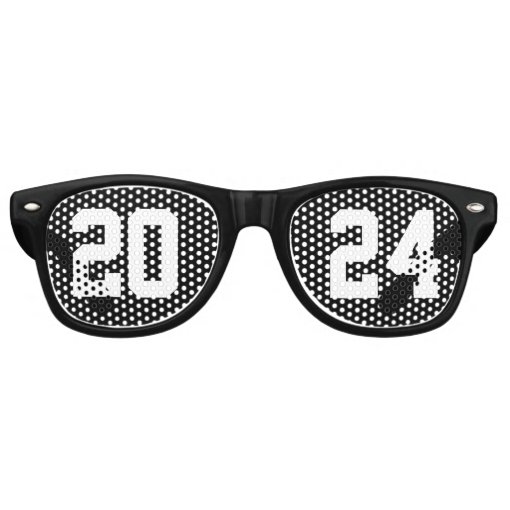 Black New Years Eve Party Retro Sunglasses Zazzle