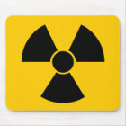 Radiation Symbol Mouse Pad | Zazzle.com