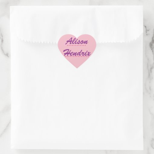 Black Orphan Alison Heart Sticker | Zazzle