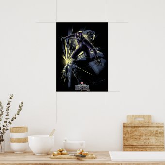 Black Panther | Car Chase Graphic Poster | Zazzle