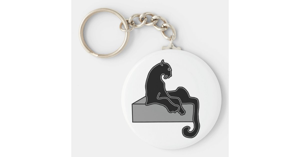 black Panther Keychain | Zazzle