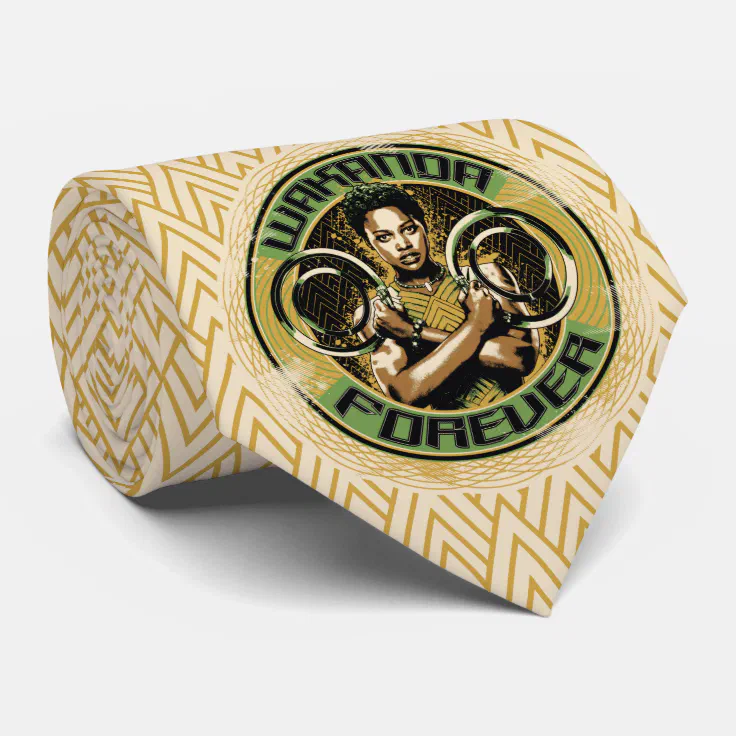 Black Panther | Nakia "Wakanda Forever" Neck Tie | Zazzle