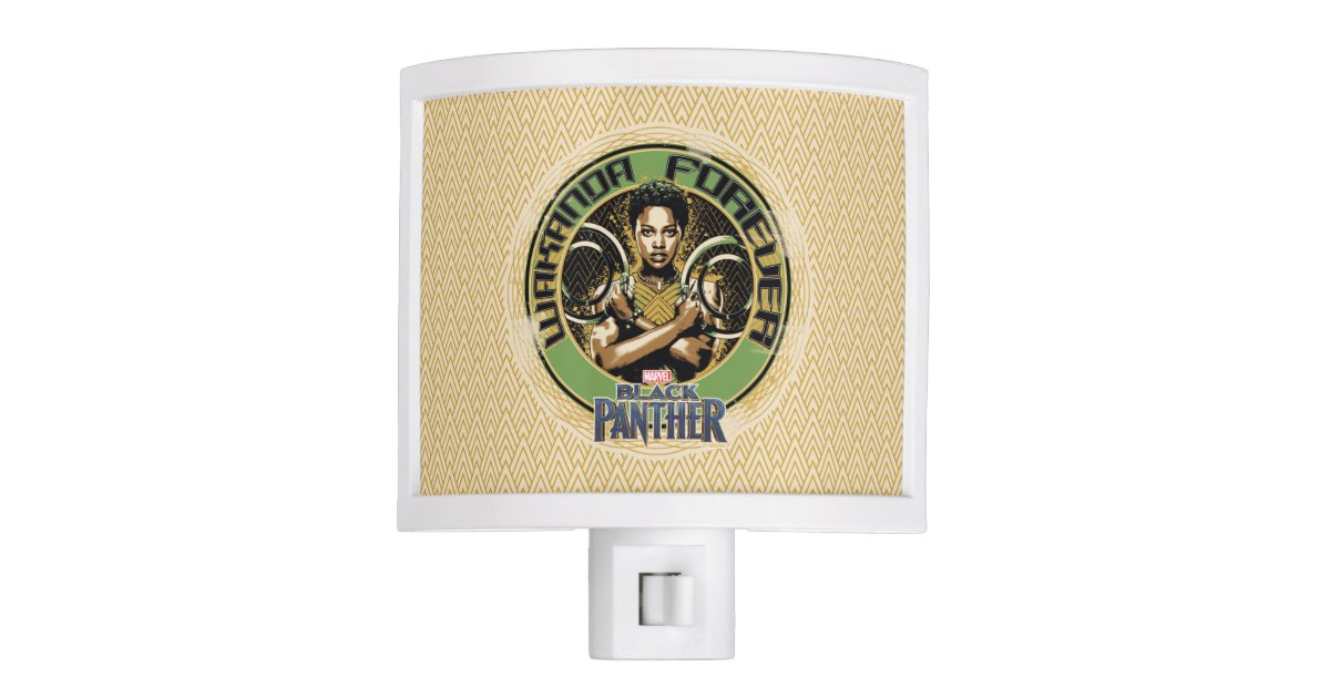 Black Panther | Nakia "Wakanda Forever" Night Light | Zazzle