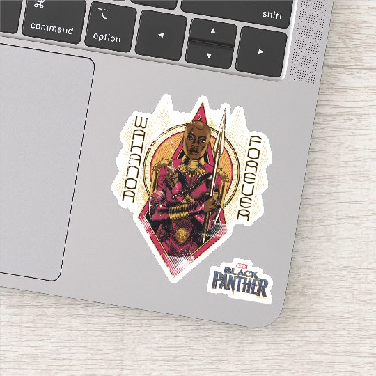 Black Panther | Okoye "Wakanda Forever" Sticker | Zazzle.com