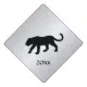 Black Panther on Silver Graduation Cap Topper | Zazzle