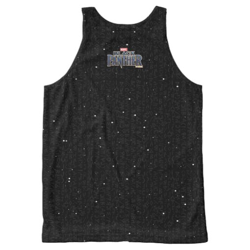 Black Panther | Panther Symbol & Wawa Tree All-Over-Print Tank Top | Zazzle