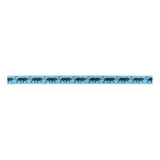 black panther satin ribbon | Zazzle