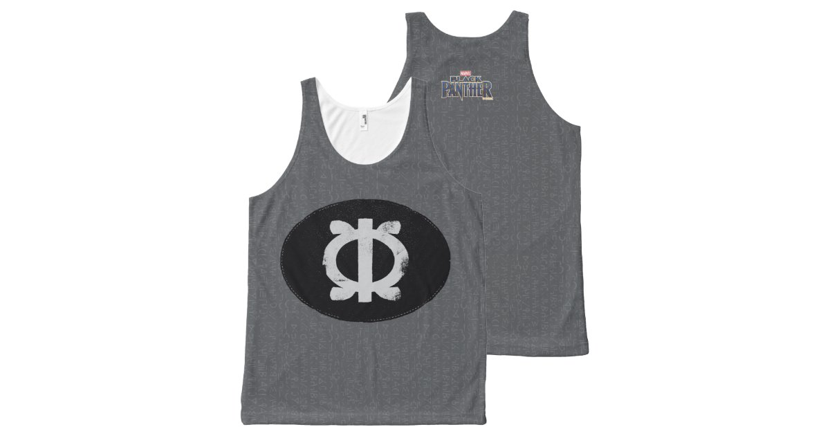 Black Panther | Shuri's "Wawa Aba" Adinkra Symbol All-Over-Print Tank ...