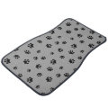 Black Paw Prints Pattern Car Mat | Zazzle