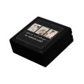 Black Personalized Custom Photo Collage Keepsake Gift Box | Zazzle