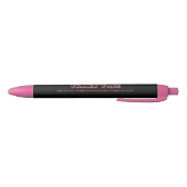 Black & Pink Graduation Party Custom Favor Pens | Zazzle