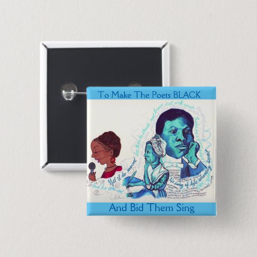 Black Poets- Black History Button | Zazzle