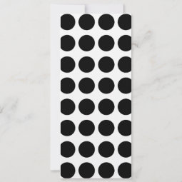 Black Polka Dot Party Invitation | Zazzle
