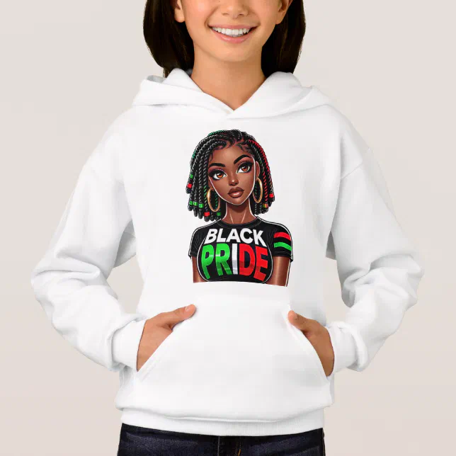 Black Pride Lady Hoodie | Zazzle
