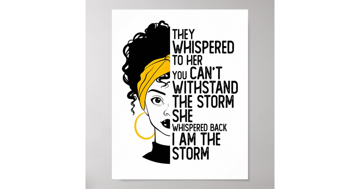 Black Queen African American They whispered Poster | Zazzle Black Queen African American They whispered Poster | Zazzle
