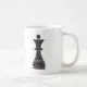 Black queen chess piece coffee mug | Zazzle