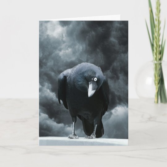 Black Raven Card | Zazzle.com