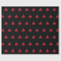 Black red dress birthday girl wrapping paper | Zazzle