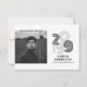 Black Retro Big Numbers Class of Photo Invitation | Zazzle