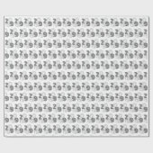 Black Retro Big Numbers Class of Wrapping Paper | Zazzle