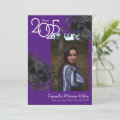 Black Rose Purple Gothic Graduation Announcement | Zazzle