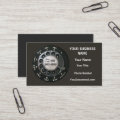 Black Rotary Phone Dial Business Card | Zazzle