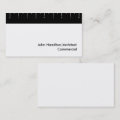 Black Ruler Business Card | Zazzle