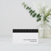 Black Ruler Business Card | Zazzle