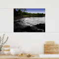 Black sand beach Poster | Zazzle