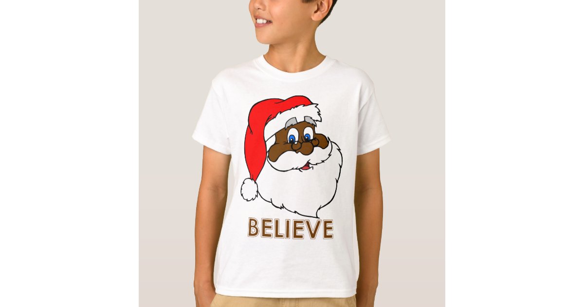 Black Santa T-Shirt | Zazzle